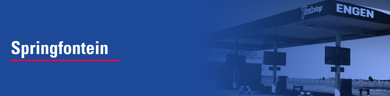 Springfontein Banner – Engen Truck Stop